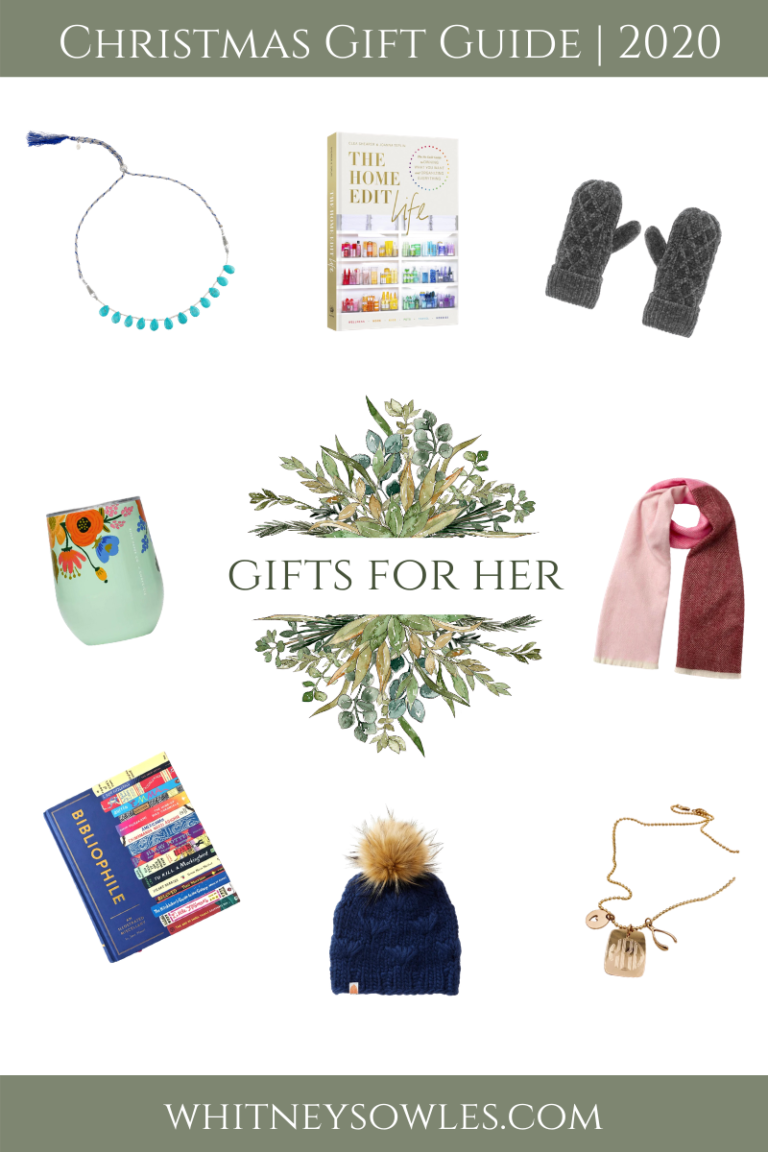 Holiday Gift Guide for Her 2020 | whitneysowles.com