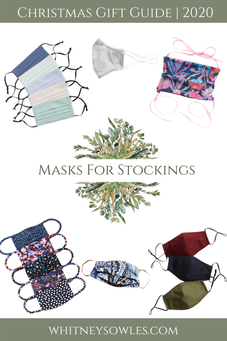 Face Masks for Stocking Stuffers | whitneysowles.com